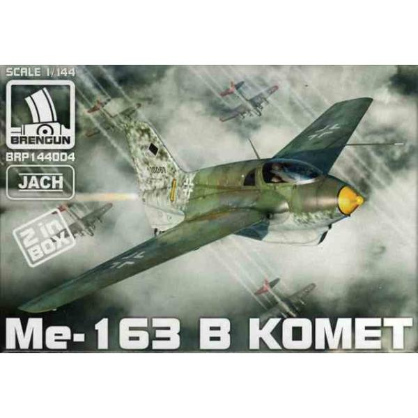 1/144 メッサーシュミット Me-163B コメット/ブレンガン144004/ プラモデル組み立てキット/新金型/1BOX 2機入り　マーキングは3種類