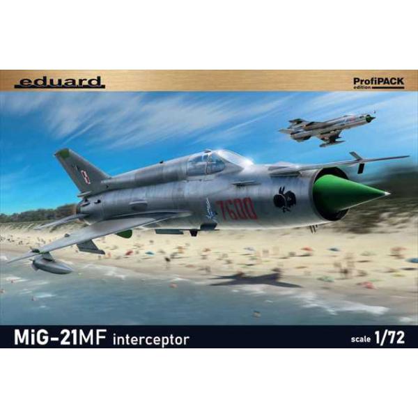 MiG-21MF:R-13-300エンジンとサプフィール22レーダーを搭載したMiG-21SMと同程度の能力を持った輸出型です。機体概要：・翼幅：7.15m・全長：14.90m・全高：4.71m・最高速度：2,230km/h・航続距離（外部...