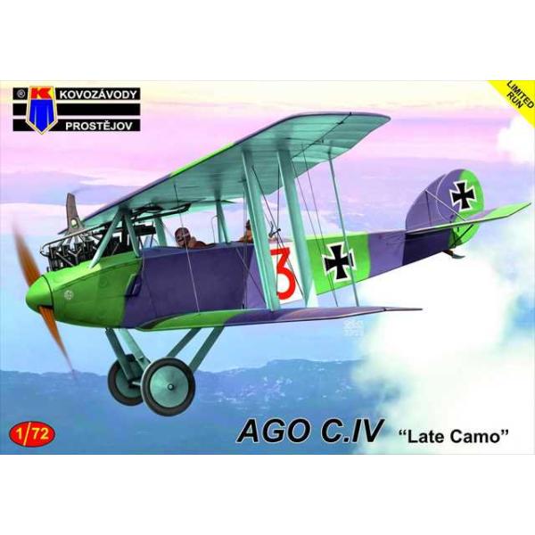 AGO C.IV は、第一次世界大戦時のドイツの複葉偵察機です。AGO は、1911 年にミュンヘンにFGOとして設立されました。1912 年にAgoFlugzeugwerkeという名前で別の部門が設立され、第一次世界大戦の勃発後、AGO ...