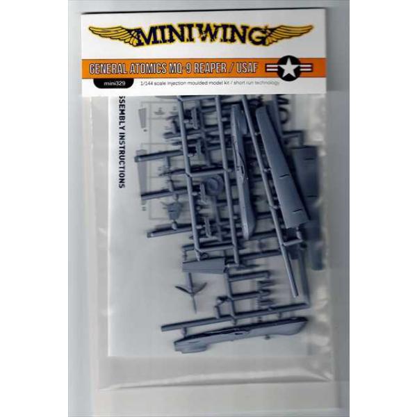 ミニウイング 1/144 MQ-9 リーパーUSAF 袋パッケージ プラモデル MINI3292019.07月新製品 1機入り　ビニール袋パッケージ