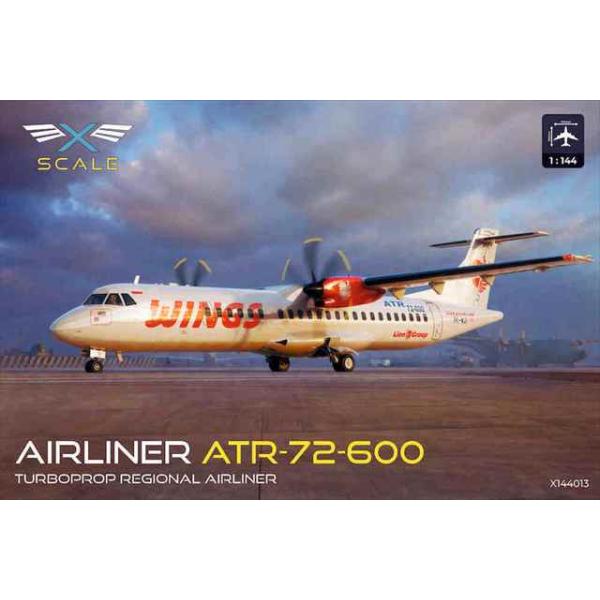 ウクライナの旅客機キットメーカー、X-スケールモデルズから完全新金型の1/144 ATR-72-600 ターボプロップ旅客機新発売です、1988年に初飛行したATR-72はフランス・イタリア合弁飛行機メーカーのATR社が製造するATR-42...