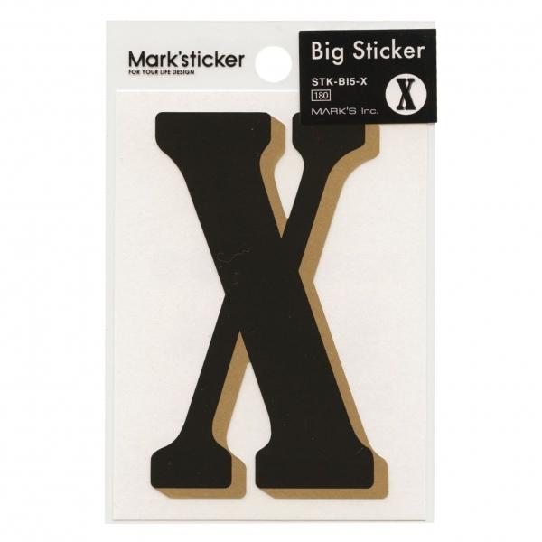 アルファベットを形取ったシールです。・アルファベット シール：パッケージサイズ：縦107mm×横70mm・文字サイズ：縦82mm×横50mm: 300000003692:34 200000003496: 200000003500: