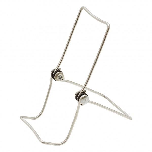 アメリカのブックストアやインテリアショップなどで使われる、シンプルなデザインのワイヤー製スタンド。3本のワイヤーを調節することで、角度などの微調整が可能です。CDや本、スマートフォンなどのディスプレイにどうぞ。アメリカ製。・本体サイズ（折り...