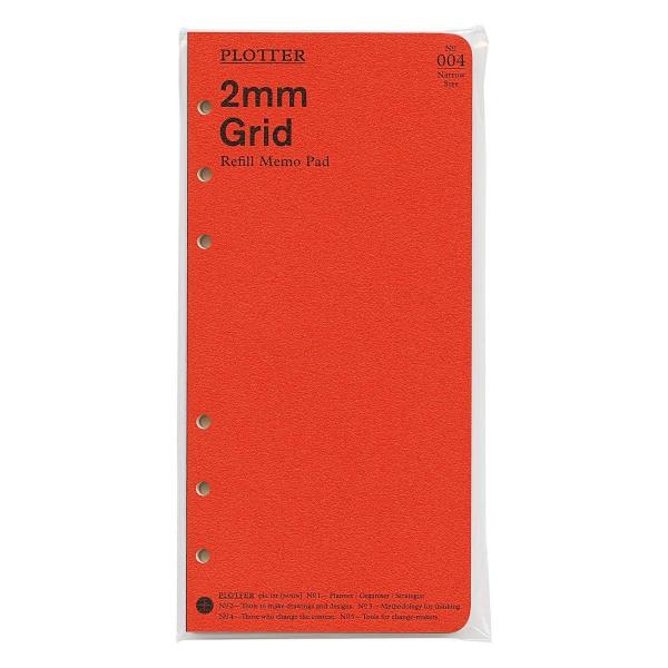 デザインフィル社のブランド「PLOTTER/プロッター」。PLOTTER（計画する人、主催する人、構想する人）達が、最高のアイデアや発想をカタチにする為の、有用なクリエイティブツールとして生み出されました。その内のリフィルメモパッドは、バイ...
