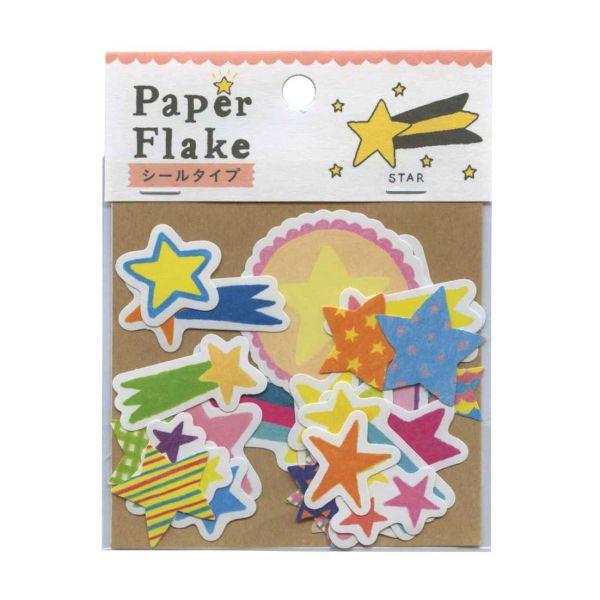 アルバムやカードなどをかわいくデコレーションできるフレークシール。シールタイプなので、いろんな素材に簡単に貼り付けできます。紙素材で文字も書き込めますので、ラッピングや手紙のアレンジなど、自由にお楽しみください。・シールの種類はパッケージ裏...