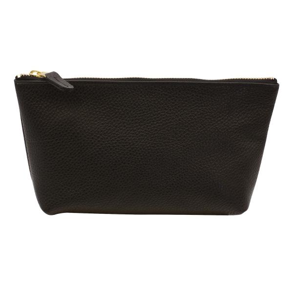 PC、スマートフォン周辺の充電器、コードをまとめたり、出張の際にアメニティグッズ入れにするのにちょうどいい、ゆったりサイズのレザーポーチLサイズです。素材の革は、イタリアンカーフレザーを縮めて シボ(シワ)を出したシュリンクレザーを使用して...