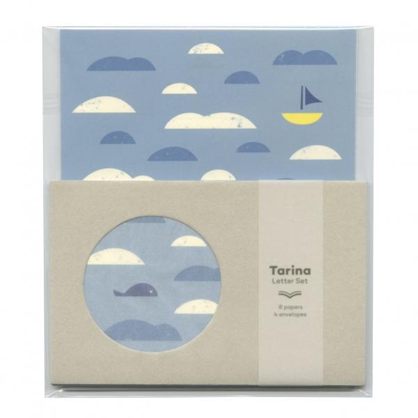 まるで物語の１シーンのようなイラストが可愛らしいレターセット。便箋を窓付き封筒に入れると動物のイラストが見えます。窓部分はグラシン紙を使用しているのでより絵本のような印象に。仕様 便箋：8枚封筒：4枚（定形内）※一部詳細画像に別デザインの商...