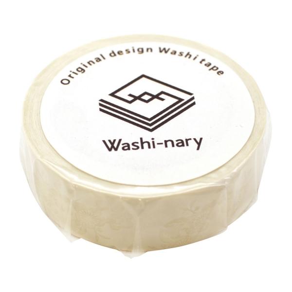 ワシナリーで人気の透かし和紙シリーズをイメージしたWashi-nary限定柄のマスキングテープです。白地に抜きの模様が入っており、まるで透かし和紙のような風合い。他のマスキングテープと重ね合わせたり、濃いめの土台に貼っていただくとより模様が...