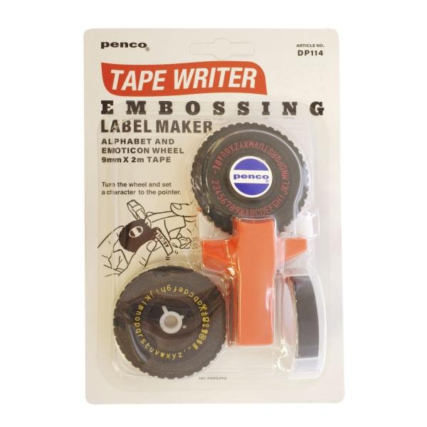 回して「ガチャン」で自分だけのオリジナルラベルが作成できるPENCOのラベルメーカーです。?ファイルにインデックスを付けたり、持ち物に名前を入れたり、日付を入れて貼るなど気軽に楽しく作業ができる優れもの。9mm幅テープ仕様、付属品:小文字用...