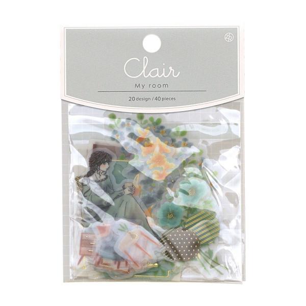 手帳やノートに貼ってつかう、デコレーションシール。淡い色合いのフレークシールタイプ。シールは透け感があり、優しい雰囲気になります。テーマごとの様々なサイズのシールが入っています。いろいろなモチーフを組み合わせてデコレーションを楽しんでくださ...