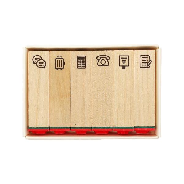 小さくて可愛い箱にスタンプが6本セットで入った「CHOCOTTO STAMP」。可愛いだけではなく、使いやすい機能を持ち合わせています。本体サイズは1cm×1cm×高さ4cmで、スタンプのゴム印は手帳でも使いやすい8mm内に収まるサイズにな...