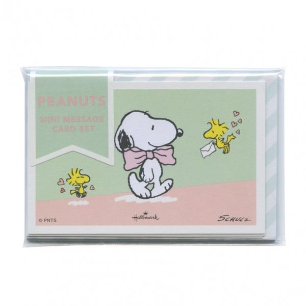 淡いトーンの色合いがキュートなスヌーピーのミニメッセージカードセットです。「Be yourself」をテーマに、自分らしくあること、自分をいたわること、自分の“好き”を知ることの大切さにそっと気づかせてくれる。そんな想いを込めたスヌーピーの...
