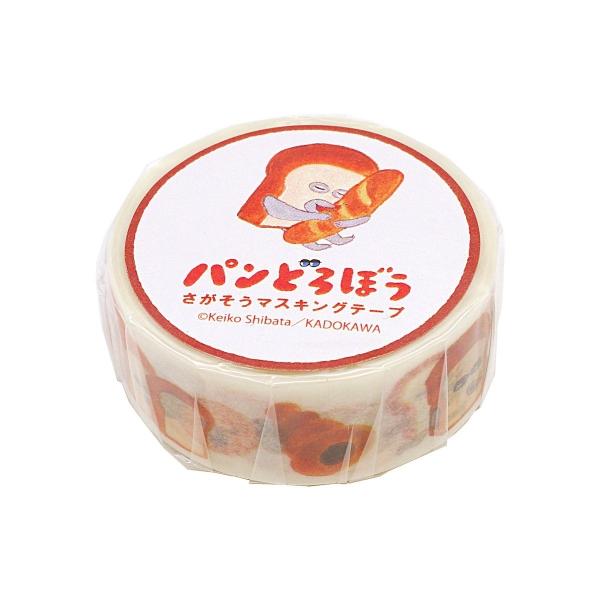 おいしいパンをさがしもとめる おおどろぼうさ」お茶目で憎めないパンどろぼうが、今日も事件をまきおこす！！大人気絵本・パンどろぼうのマスキングテープです。内容中紙：100枚(4柄25枚): 600000022758: 300000007767...