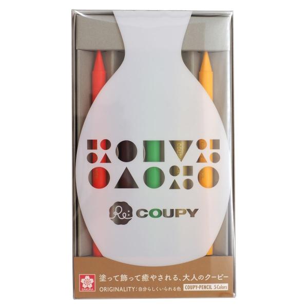 塗って癒される大人のクーピー。5色のクーピーと花の塗り絵カードが入ったセットです。塗り絵を楽しんだ後は台紙から切り離し、立てかけたり壁につるして飾ることができます。内容色:もかばいろ、ぶどういろ、エメラルドいろ、きんいろ、やまぶきいろ 各色...