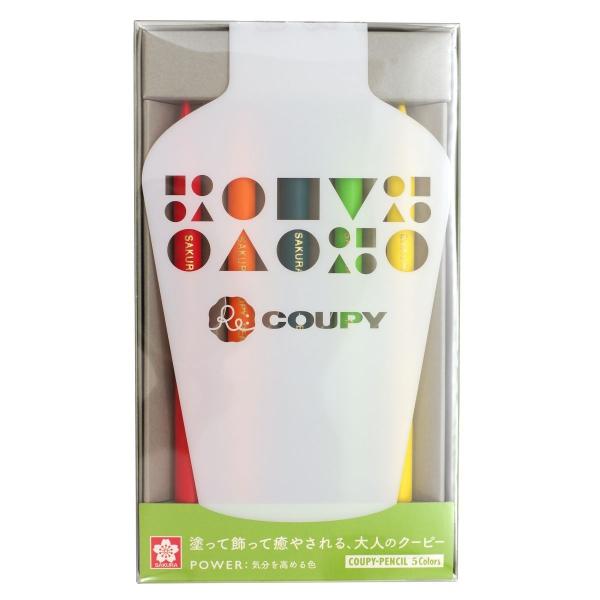 塗って癒される大人のクーピー。5色のクーピーと花の塗り絵カードが入ったセットです。塗り絵を楽しんだ後は台紙から切り離し、立てかけたり壁につるして飾ることができます。内容色:しゅいろ、だいだいいろ、あおみどり、きみどり、きいろ 各色1本・花の...