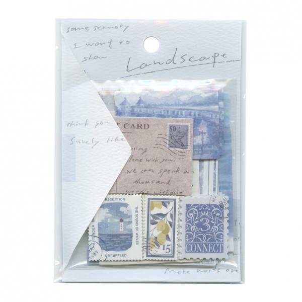 フレークタイプの「Landscape sticker」が登場!風景画というテーマはそのままに「手紙」のイメージをプラスすることで旅先からの便りのような雰囲気をお楽しみいただけるデザインです。仕様・素材:上質紙・内容:10柄×各4枚(計40枚...