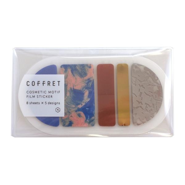 心を惹きつけるニュアンスカラーと箔が輝くフィルムシールです。透明感のある素材が美しく光を反射させ印象的なデコレーションツールになります。日々のメイクを楽しむようにシールで自由な彩りを楽しんで下さい。内容:8枚×5柄計40枚: 6000000...