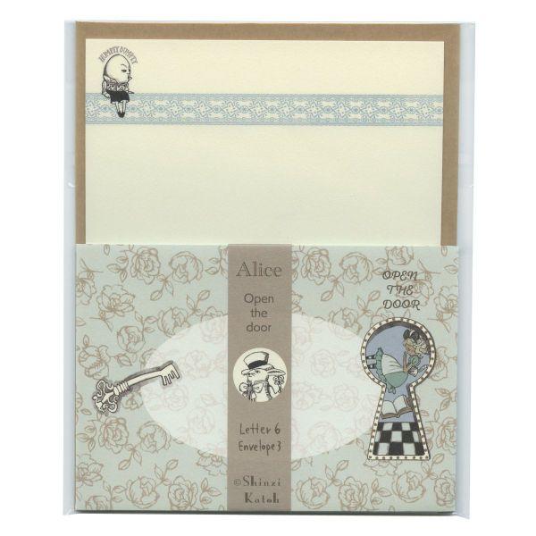 童話「不思議の国のアリス」の世界を「Shinzi Katoh /シンジカトウ」が様々なタッチで表現しました。魅惑のアリスワールドをモチーフにしたイラストをステーショナリーに仕上げました。アリスワールドの住人たちの魅力がギュっと詰まったレター...
