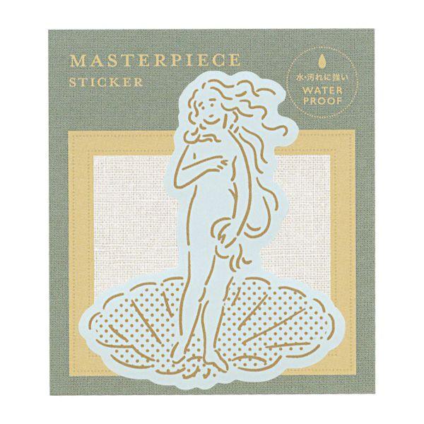 どこかで見た覚えがあるかもしれない、ステーショナリーブランド「MATOKA」で人気の絵柄がダイカットステッカーになりました。名画をテーマにしたマスターピースシリーズの「ヴィーナスの誕生」です。水や汚れに強いラミネート加工。スマホケースに貼り...