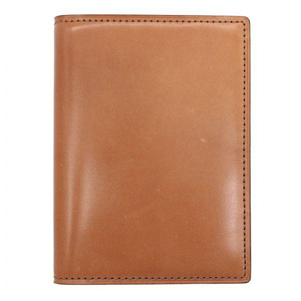 シンブルなノートタイプのシステム手帳バインダーです。表側には純粋なアニリン水性染料仕上げを施すレーデルオガワ製のコードバンを贅沢に一枚革で使用。内側にはイタリア・ヴィルジリオ社製のマルゴーを使用しています。染料染めの色味の深さと独特な光沢が...