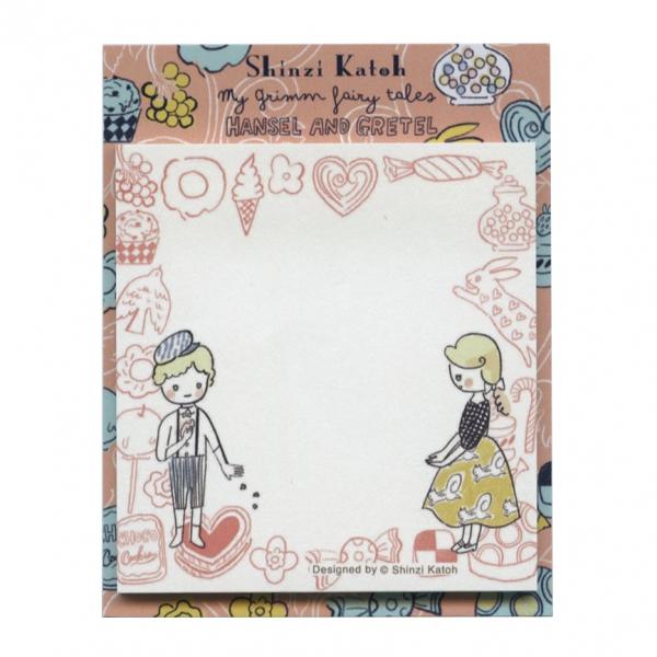 シンジカトウ氏の可愛いイラストで描かれた「グリム童話」シリーズの付箋です。物語の印象的な場面がチャーミングに描かれているので持っているだけでお話の世界に入り込めます。可愛らしいイラストが描かれた付箋は、メモを取るのが楽しくなるデザインでノー...