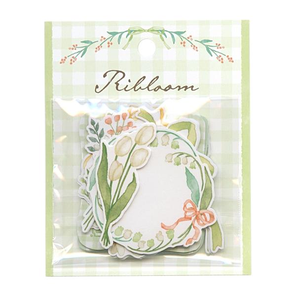 花とリボンをモチーフにしたフレークシールです。色紙や手帳デコに使える書き込みピースだけでなく、装飾に便利な花とリボンのピースもセットになっており、より華やかなデコレーションに仕上がります。素材:上質紙枚数:10柄×各4枚(計40枚)生産国:...