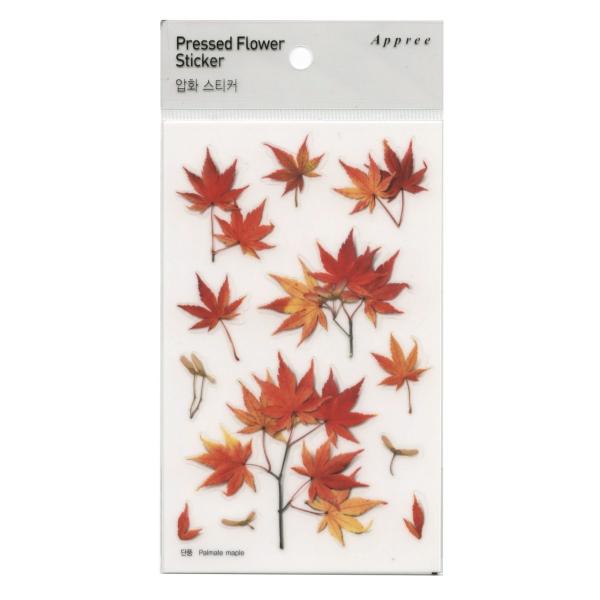 花や葉の原型を保ちながら水分を除去する押し花の現画像がシールになりました。まるで本物のように細部までこだわってデザインされています。PET素材なので防水性・耐久性が高いです。日記やカード、手紙やノート、スマホケースなどデコレーションするのに...