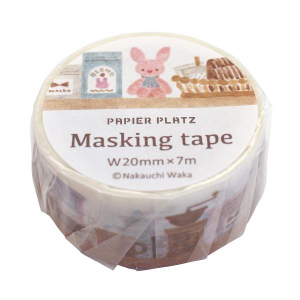 水彩らしいふんわりした色合いと物語性のある表現をされるイラストレーター「なかうちわか」さんデザインのマスキングテープです。手帳やノートのデコにおすすめです。※丸天産業製となっています: 600000025484: 200000005071: