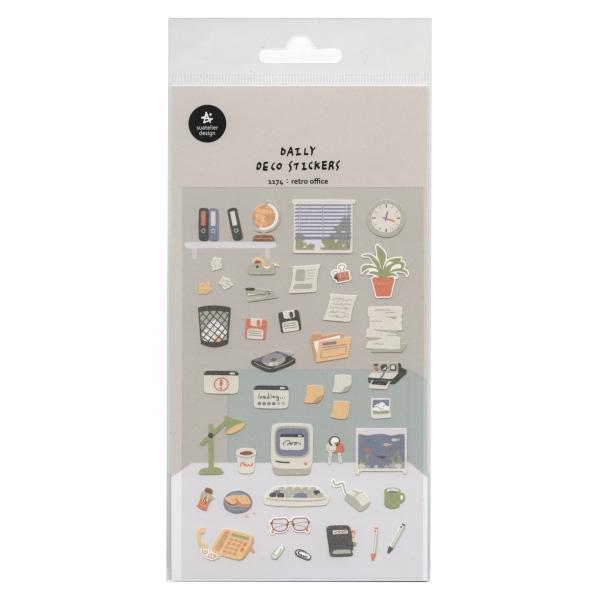 お洒落で可愛いをコンセプトにした韓国のブランド「Sua+elier」(スワテリエ)シリーズのシートシールです。シンプルな色使いが可愛いステッカーで目印やアクセントになります。手紙に貼ったり、手帳のデコレーションなど色々な使い方をお楽しみいた...