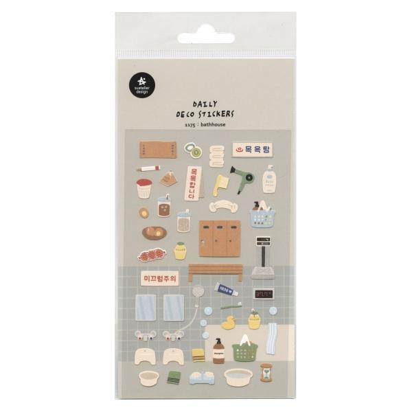 お洒落で可愛いをコンセプトにした韓国のブランド「Sua+elier」(スワテリエ)シリーズのシートシールです。シンプルな色使いが可愛いステッカーで目印やアクセントになります。手紙に貼ったり、手帳のデコレーションなど色々な使い方をお楽しみいた...