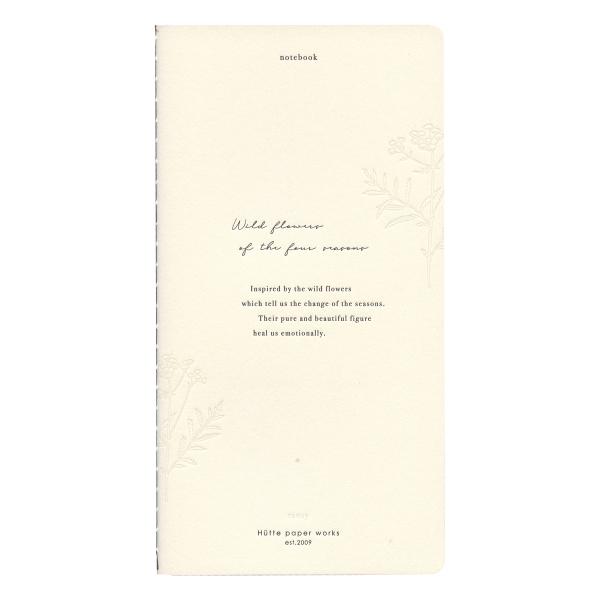 表紙を活版印刷で仕上げたノートで、活版印刷の凹みが、より素敵に上品な可愛らしさを与えてくれています。持ち歩きしやすいスリムな形状のノートで、茶色の糸綴じがいいアクセントになっています。オリジナルのレシピブックにしたり、日記帳や夢ノートに使い...