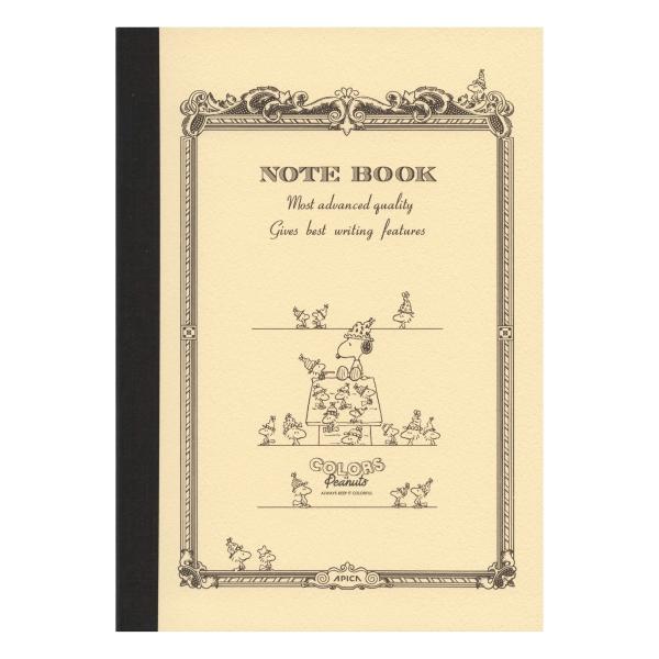 カラフルな表紙が人気のアピカブランドのロングセラーノートの「PEANUTS」デザインシリーズです。スヌーピーのきょうだいたちの持ち味や個性を特殊紙の風合いとカラーで表現しています。罫線:7mm罫×25行枚数:30枚本文用紙:王子製紙特抄中性...