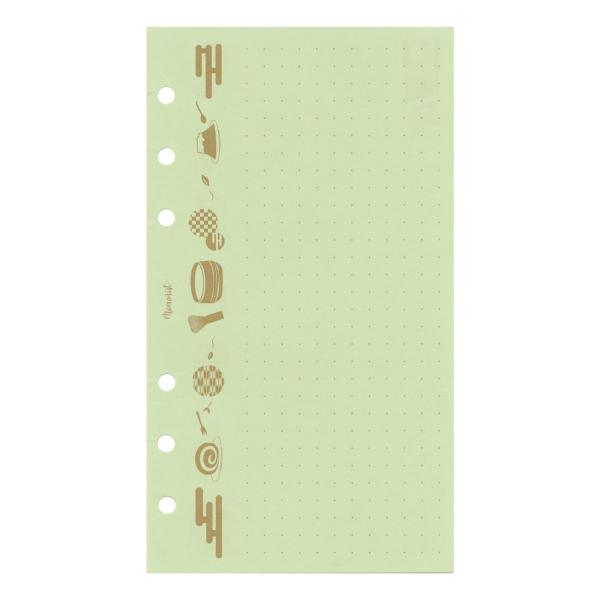 カラー紙×ゴールド印刷という最強のコンビネーション。可愛い手帳にしたい!そんな方におすすめのリフィルです。光沢のあるゴールドインクで印刷されたオリジナルイラスト。メモリストでしか手に入らないスペシャルなメモリフィルです。表と裏のイラストが違...