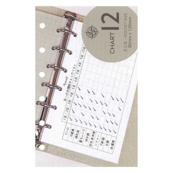 横12マス×縦10マスのチャートリフィルです。1年(12ヶ月)の月数を書いて管理するのにおすすめです。内容チャート12リフィル(30枚入)+使い方説明: 300000008115: 200000005387:
