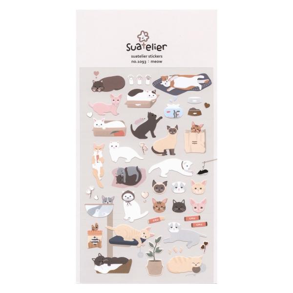 お洒落で可愛いをコンセプトにした韓国のブランド「Sua+elier」(スワテリエ)のシール。シンプルな色使いが可愛いステッカーで、目印やアクセントになります。あなたのアイデア次第で使い方いろいろ。お手紙に貼ったり、手帳の目印にしたり、色々な...