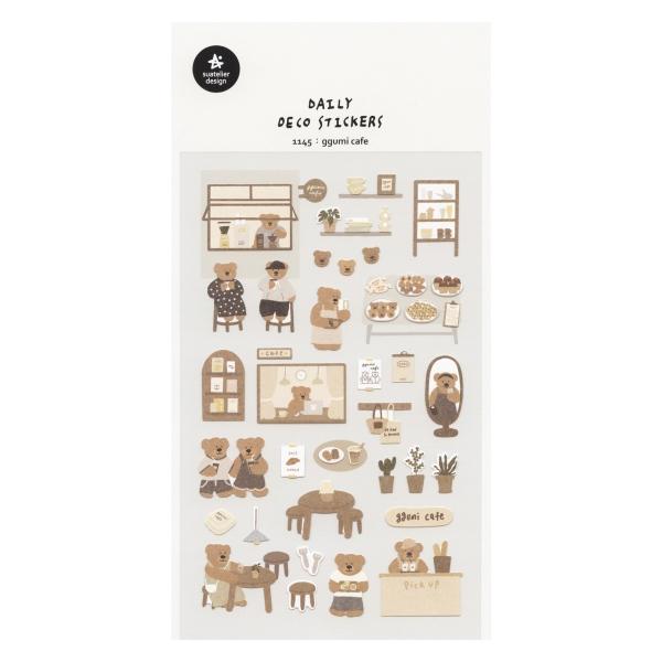 お洒落で可愛いをコンセプトにした韓国のブランド「Sua+elier」(スワテリエ)のシール。シンプルな色使いが可愛いステッカーで、目印やアクセントになります。あなたのアイデア次第で使い方いろいろ。お手紙に貼ったり、手帳の目印にしたり、色々な...