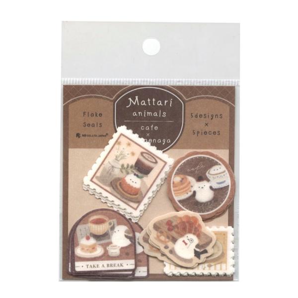 まったり暮らす動物たちのそれぞれの日々を描いたフレークシールです。封緘や手帳のデコレーションにもお使いいただけます。内容:5柄5枚計25枚入素材:和紙: 600000026142: 200000005373: