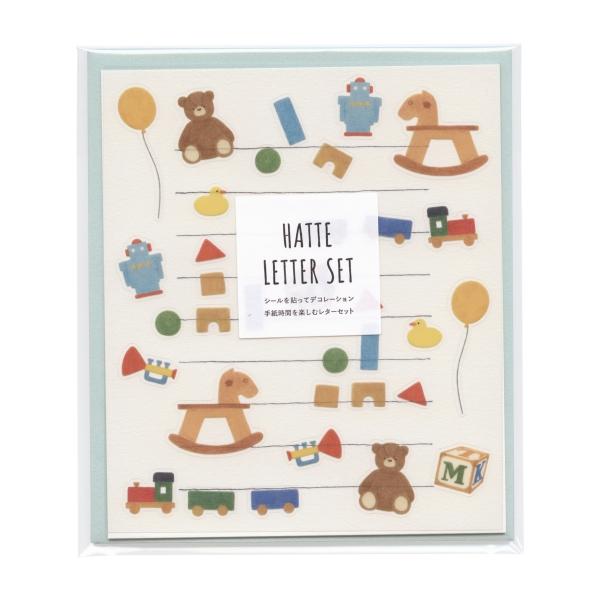 便箋や封筒をシールでデコレーションして、手紙時間を楽しむレターセットです。イラストは水彩の優しいタッチで、小花や蝶、動物、おもちゃ、雑貨などのさまざまな絵柄がラインアップ。どこか懐かしく、ぬくもりのあるデザインです。内容・便箋:6枚・封筒:...