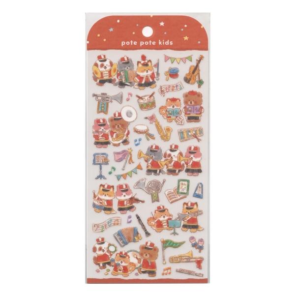 仲良しの動物6匹組が織りなす、日常の小さなドラマを切り取ったシールです。ぽてぽてしたフォルムと子供らしいユーモラスな表情は手帳やカードに貼るだけで癒しを添えてくれます。素材:透明PET・マットニス生産国:日本: 600000026378: ...