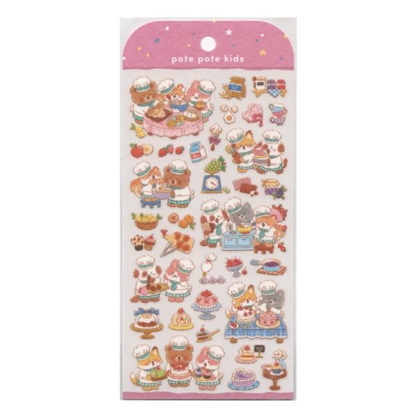 仲良しの動物6匹組が織りなす、日常の小さなドラマを切り取ったシールです。ぽてぽてしたフォルムと子供らしいユーモラスな表情は手帳やカードに貼るだけで癒しを添えてくれます。素材:透明PET・マットニス生産国:日本: 600000026378: ...