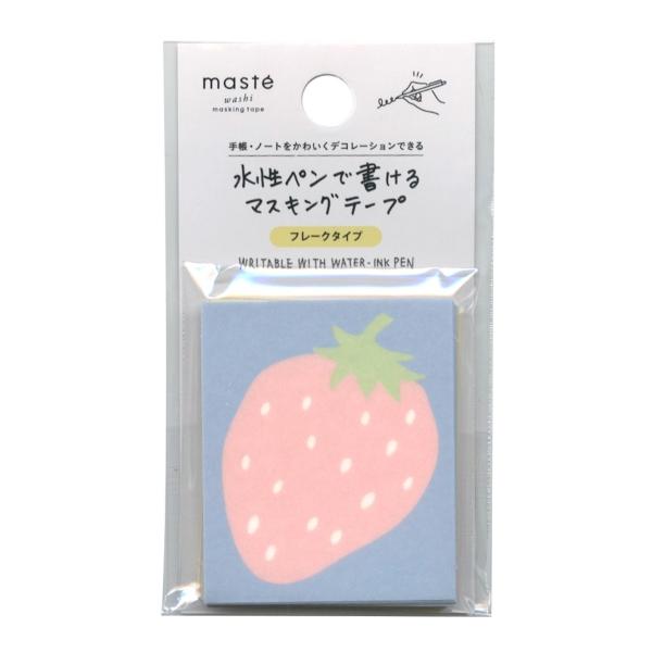 優しい色合いと模様やイラストが目を引く、フレークタイプのマスキングテープです。少し大きめサイズで、文字がしっかりなめらかに書き込めます。好きな柄から使えるところも嬉しいポイント。ノートや手帳にはもちろん、キッチンなどの水回りでラベルとしても...