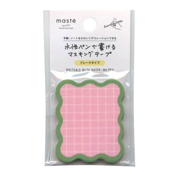 優しい色合いと模様やイラストが目を引く、フレークタイプのマスキングテープです。少し大きめサイズで、文字がしっかりなめらかに書き込めます。好きな柄から使えるところも嬉しいポイント。ノートや手帳にはもちろん、キッチンなどの水回りでラベルとしても...
