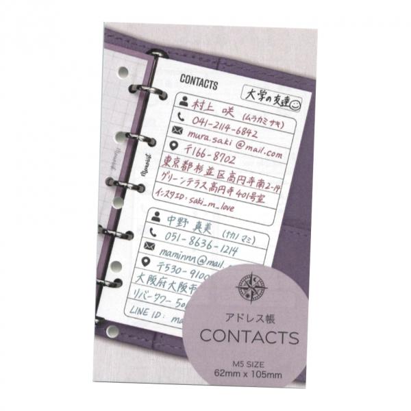 アドレス帳 30枚入り。シンプルバージョンと住所ありバージョンがそれぞれ15枚ずつ入っています。: 200000005387: