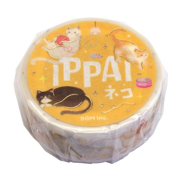 たくさんのモチーフをとにかく「いっぱい」集めたマスキングテープです。かわいい絵柄にきれいな箔押しがされています。幅15mm×長さ5m: 600000026493: 200000005539: