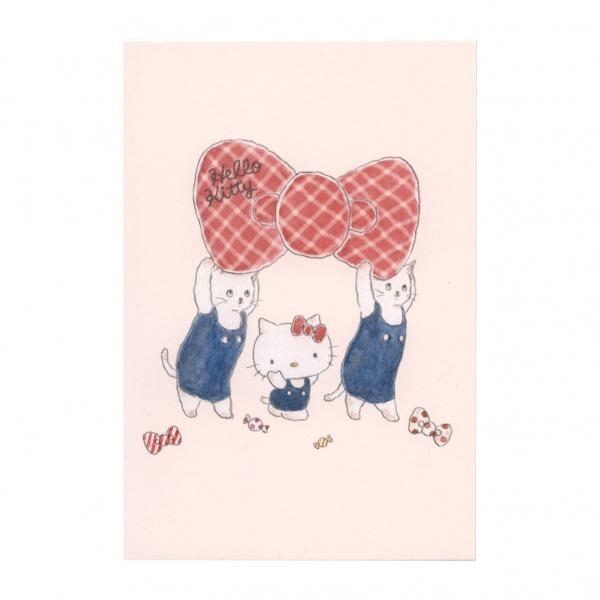 トコロコムギさんとサンリオがコラボしました。サンリオのキャラクターになりきっているコムギアニマルたちが、甘いスイーツの世界で楽しんでいるポストカードです。: 600000026516: 200000005549: