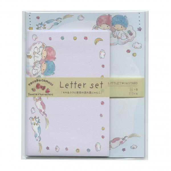 トコロコムギさんとサンリオがコラボしました。サンリオのキャラクターになりきっているコムギアニマルたちが、甘いスイーツの世界で楽しんでいるレターセットです。便箋8枚、封筒4枚入便箋:縦180ミリ×横146ミリ封筒:縦100ミリ×横154ミリ:...