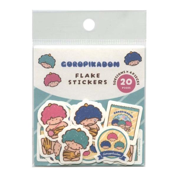 昔ながらのレトロパッケージをイメージしたお菓子文具シリーズ「サンリオキャラクターズおやつパーティー」のフレークシールです。お手紙やプレゼントの封留め、手帳デコにおすすめです。裏はスリット入りで剥がしやすくなっています。お菓子とサンリオキャラ...