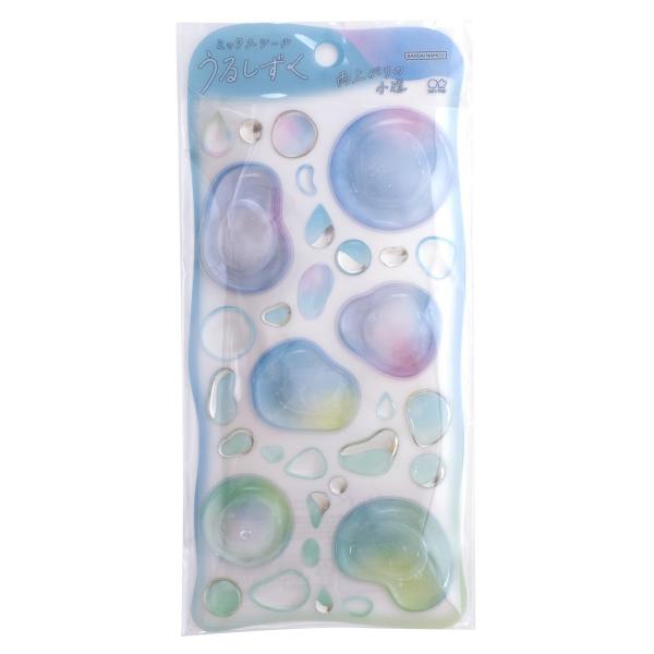 みずみずしい「ウォーターシール」と銀箔が輝く「ぷっくりシール」が1つになった贅沢なシールです。雨上がり、黄昏、真夜中など、エモーショナルな景色を切り取った全8色の世界観が美しく彩ります。異なる2つの質感を重ねるだけで、見るたびに気分が上がる...