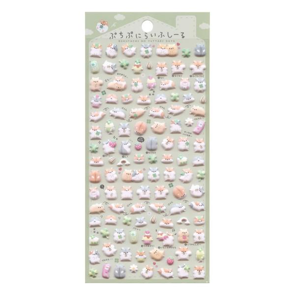 もちもち素材を使ったちっちゃなシールです。貼ってかわいいのはもちろん、それぞれの「らいふ」をじっくり観察しても楽しいシールです。素材：ウレタン生産国：中国※お一人様(1アカウント)につき各商品2個までご注文いただけます。それ以上のご注文が確...