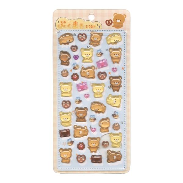 見ているだけで心がなごむ「ぷくまるシール」。立体エポキシ樹脂と型押し加工が生み出すぷっくりとした圧倒的なボリューム感。デザインが2層にプリントされているため、奥行きのあるツヤツヤとした輝きを楽しめます。手帳やノートのデコレーション、ギフトの...